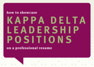 Kappa Delta Mentoring Program: Helping Sisters in their Career and ...
