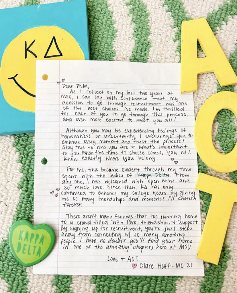 How to Join | Kappa Delta Sorority